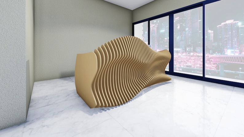 Parametric Interior Office Desk 02 Digital Files CNC - Etsy