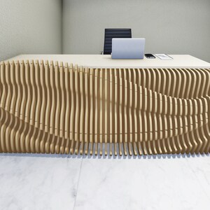 Parametric Interior Office Desk 01 - Digital Files CNC - Etsy