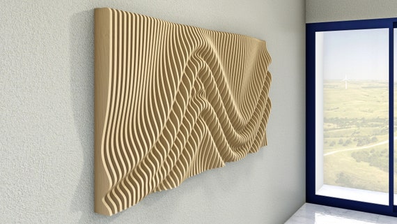 Parametric Interior Wall Art 01 Digital Files CNC - Etsy