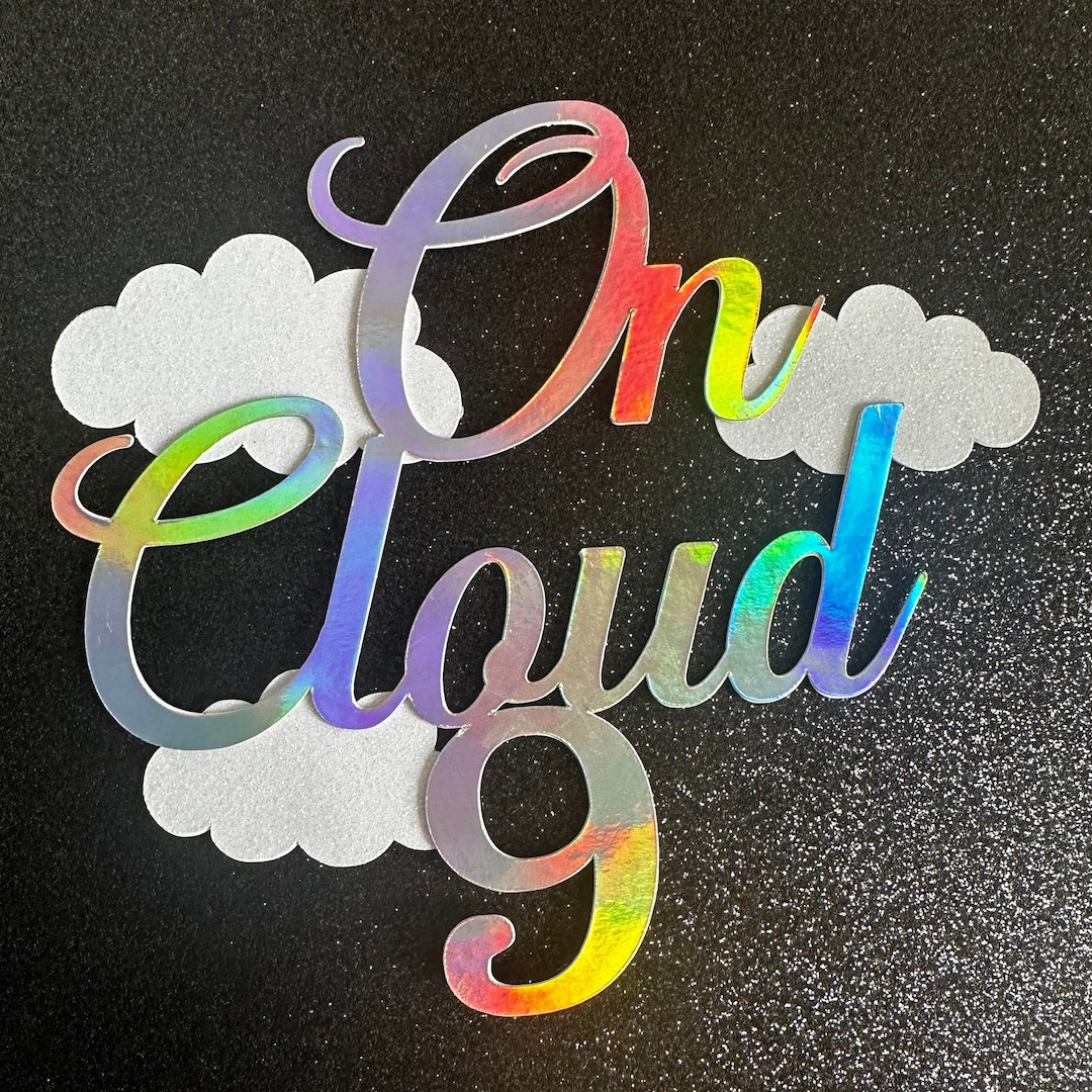 On Cloud 9 Cake Topper, 9th Birthday Party Decoration, Cloud 9 Party ...
