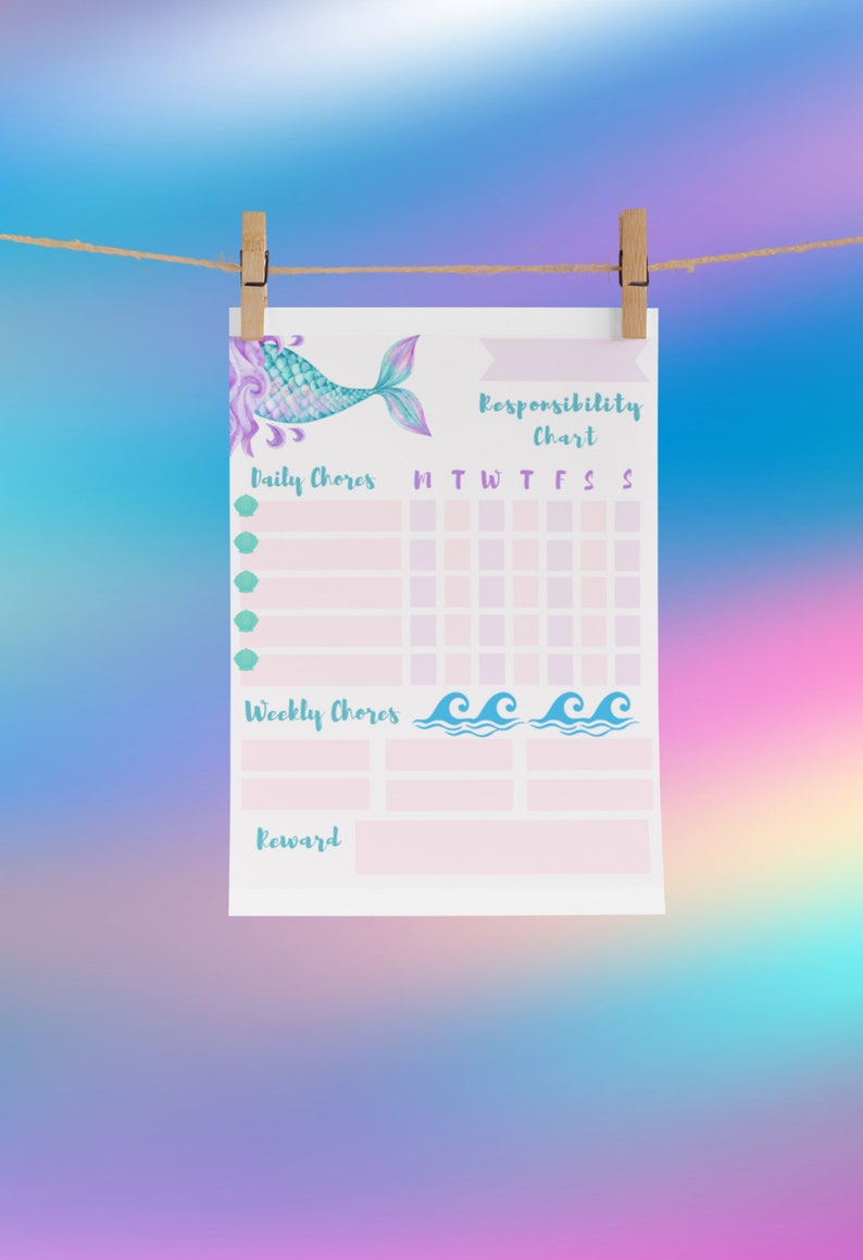 Daily Routine Chore Chart Printable Kid Reward System - Etsy Australia