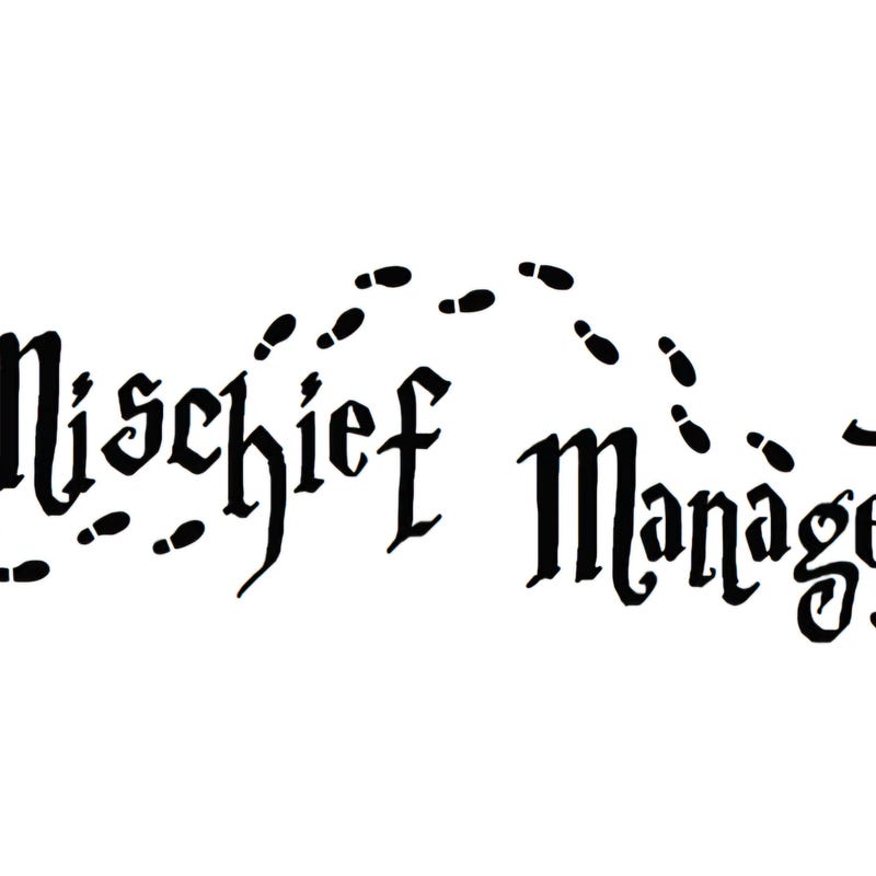 Mischief Managed Svg - Etsy