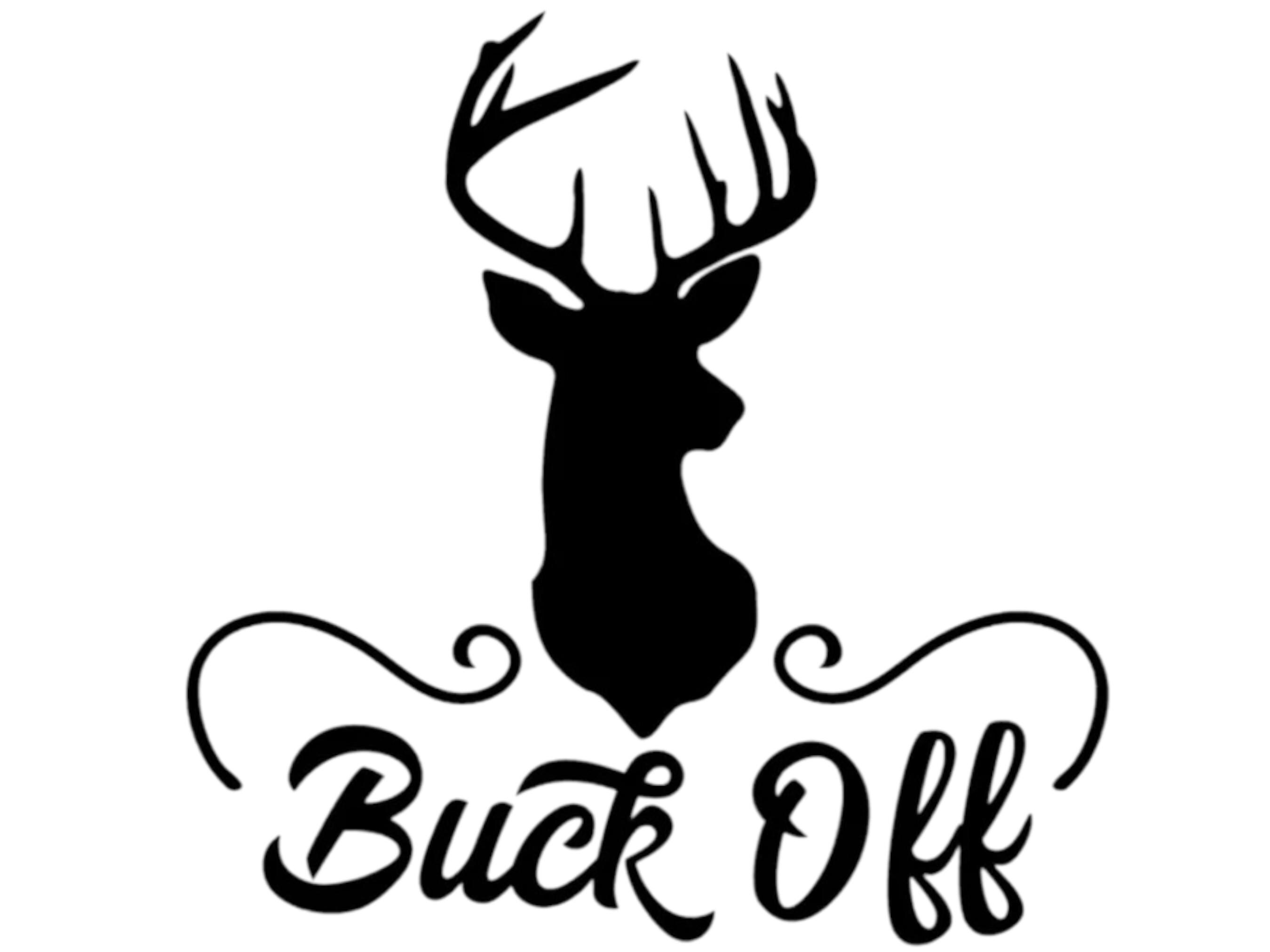 Buck off Vinyl Car Decal - Etsy