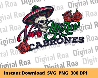 Viva Mexico Cabrones Png - Etsy