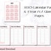 Pink Undated Planner Printable, 2023 Calendar, Monthly Planner, Weekly ...