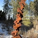 Large Modern Abstract Yard Sculpture Naturally Weathered - Etsy