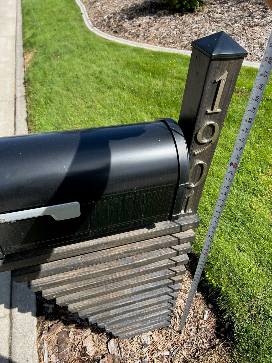 Beautiful Modern Cedar Mailbox Post Hand Crafted in the PNW - Etsy