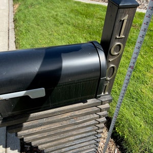 Beautiful Modern Cedar Mailbox Post Hand Crafted in the PNW - Etsy