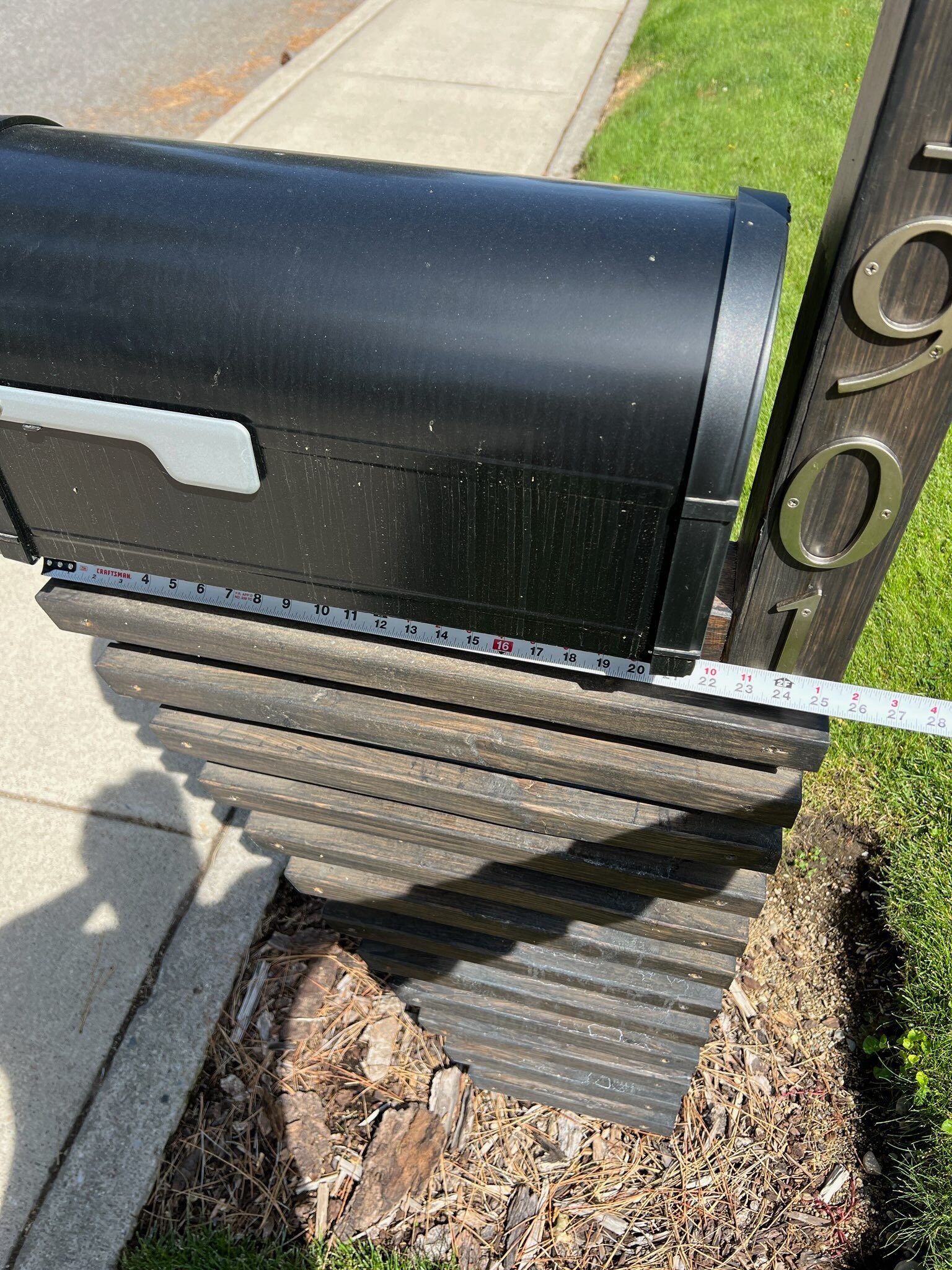 Beautiful Modern Cedar Mailbox Post Hand Crafted in the PNW - Etsy