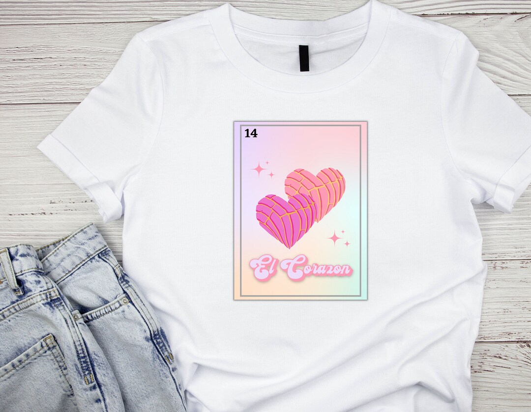 Buy Concha Loteria PNG, Loteria PNG, La Concha, Corazon Shirt Online in ...