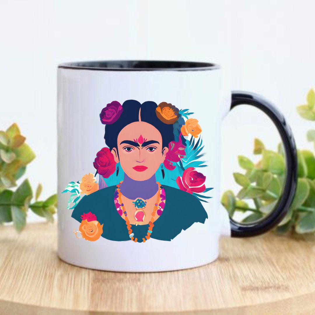 Frida Kahlo Mug, Frida Kahlo Coffee Mug, Mexican Mug, Latin Coffee Mug ...