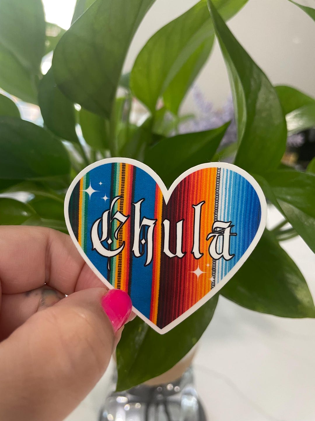 Chula Holographic Sticker, Sarape Sticker, Mexican Sticker, Chicana ...