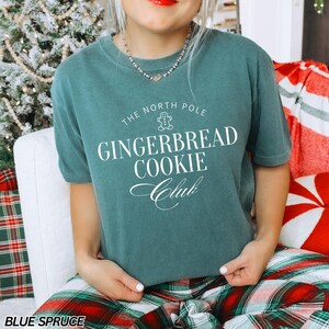 Gingerbread Shirt, Comfort Colors® Christmas Shirt, Christmas Cookie ...
