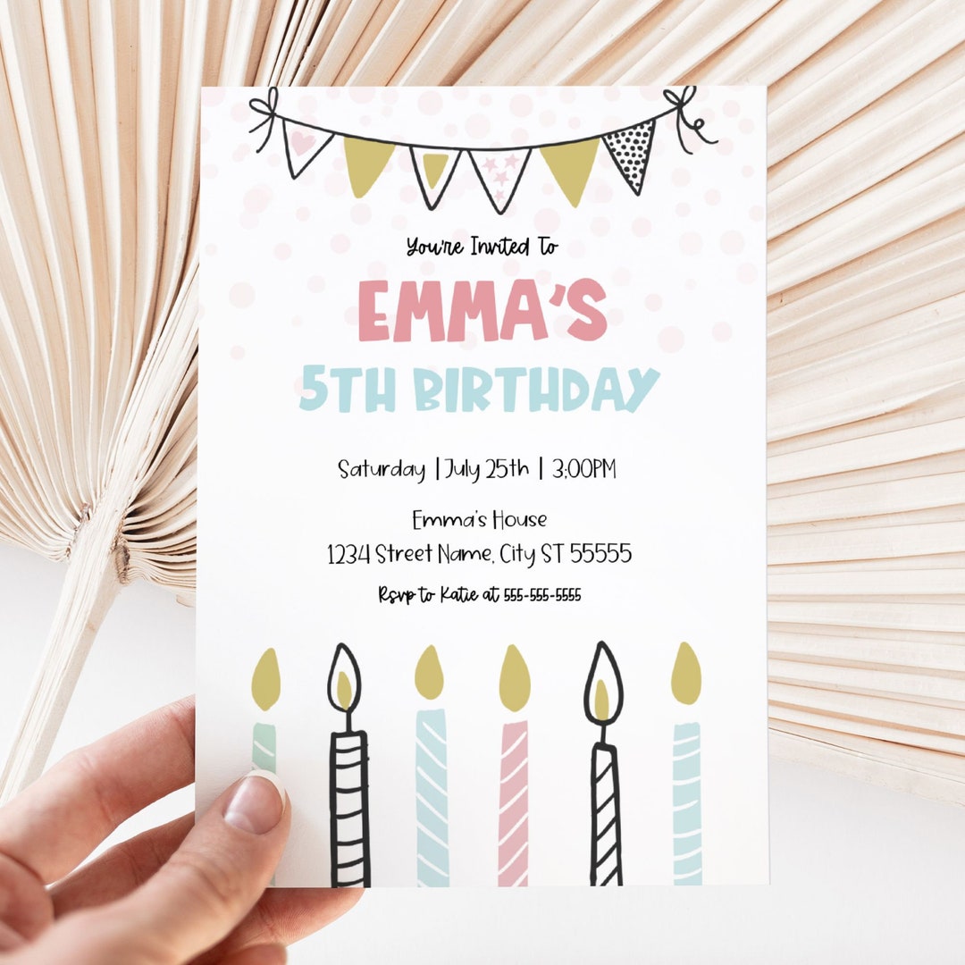 Editable Birthday Candles at Patsy Jackson blog