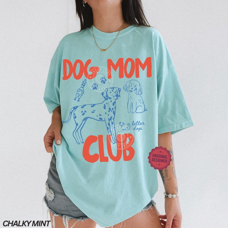 Dog Mom Club Shirt, Dog Mom Social Club, Dog Lover Gift, Fur Mama ...