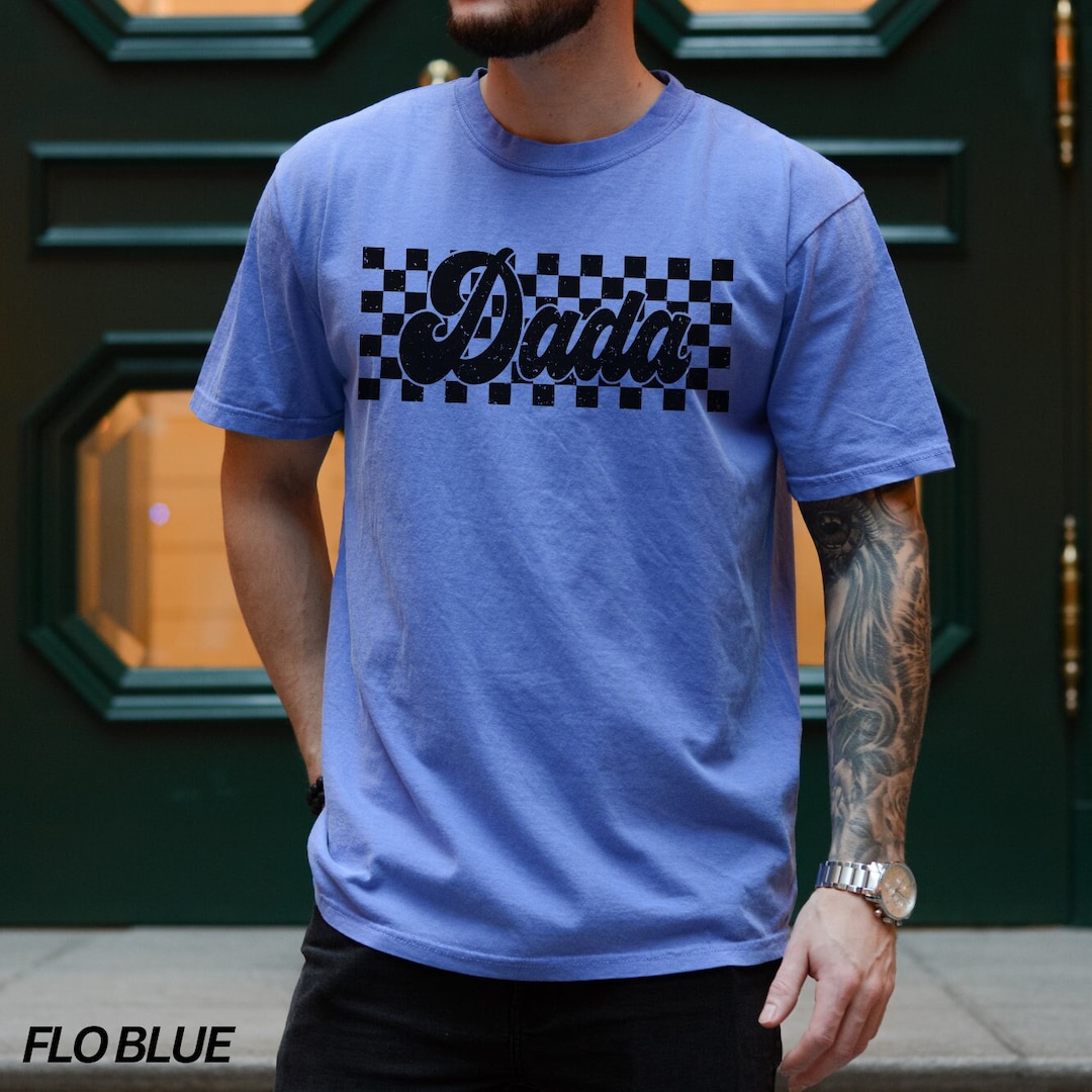 Checkered Dada Shirt, Retro Dada Shirt, Father’s Day Gift, Dad Life ...