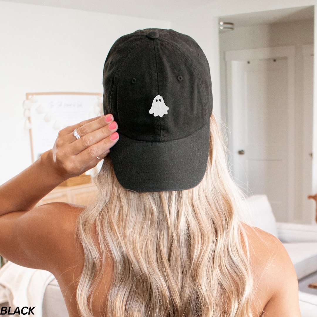 Cute Ghost Hat, Embroidered Hat, Halloween Gifts, Halloween Hat, Simple ...