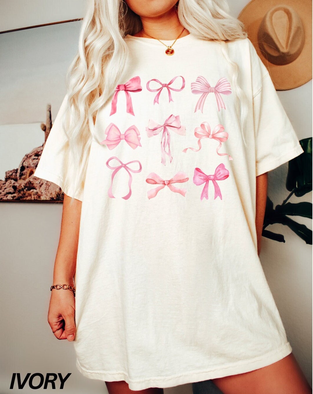 Pink Bow Shirt, Coquette Bows Shirt, Girlie Girl, Coquette Aesthetic ...
