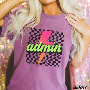 Retro Admin Shirt, Admin Team Shirt, Administration Shirt, Admin ...
