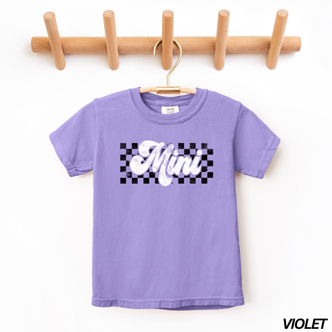 Checkered Mini Shirt, Retro Mini Shirt, Matching Mama and Mini Shirts ...