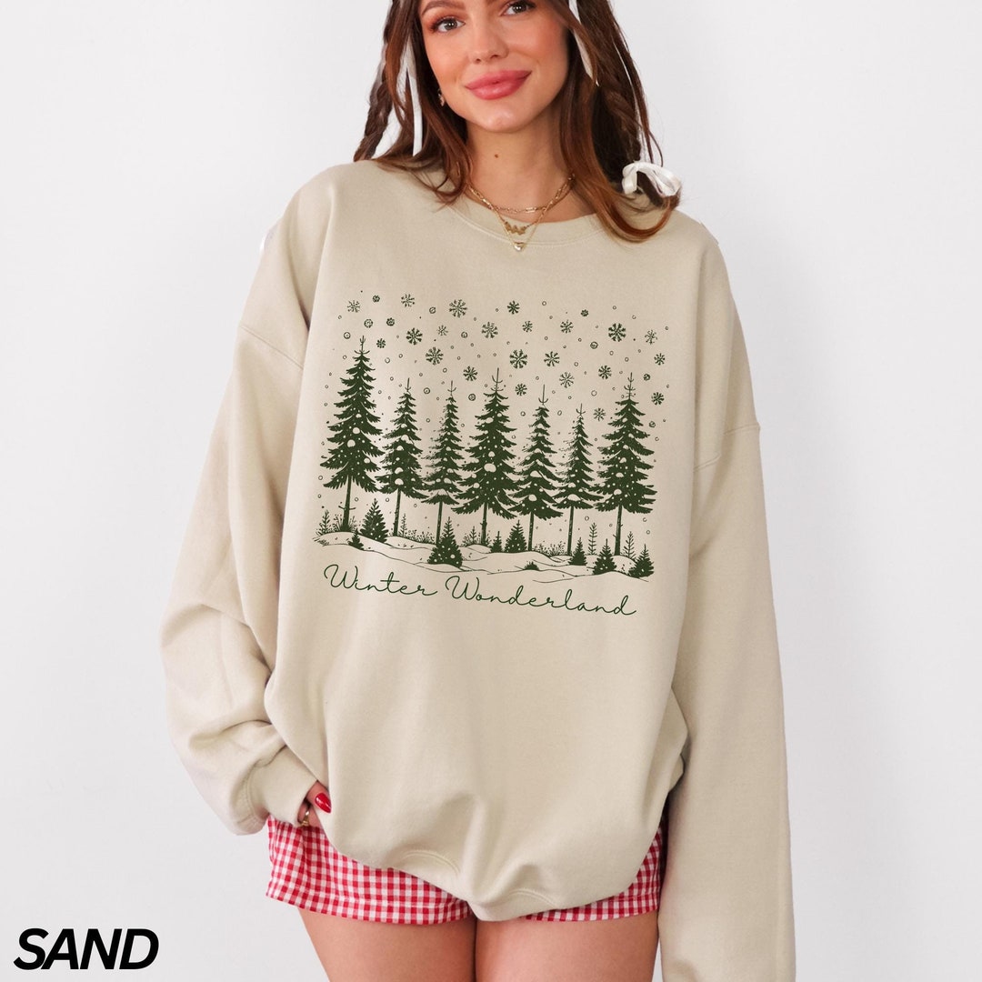 Winter Wonderland Sweatshirt, Winter Sweatshirt for Women, Christmas ...