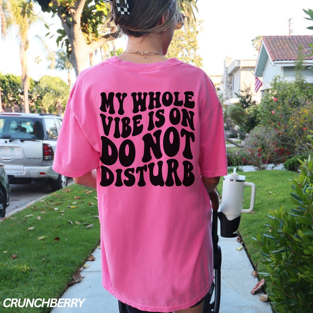 My Whole Vibe is on Do Not Disturb Shirt, Funny Shirt, Sarcastic Shirt ...