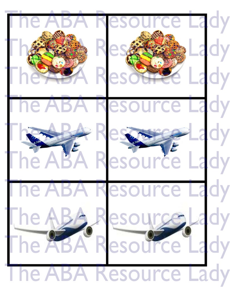 200+ Matching Cards! - Identical and Non-identical VB-MAPP Stimuli - Etsy