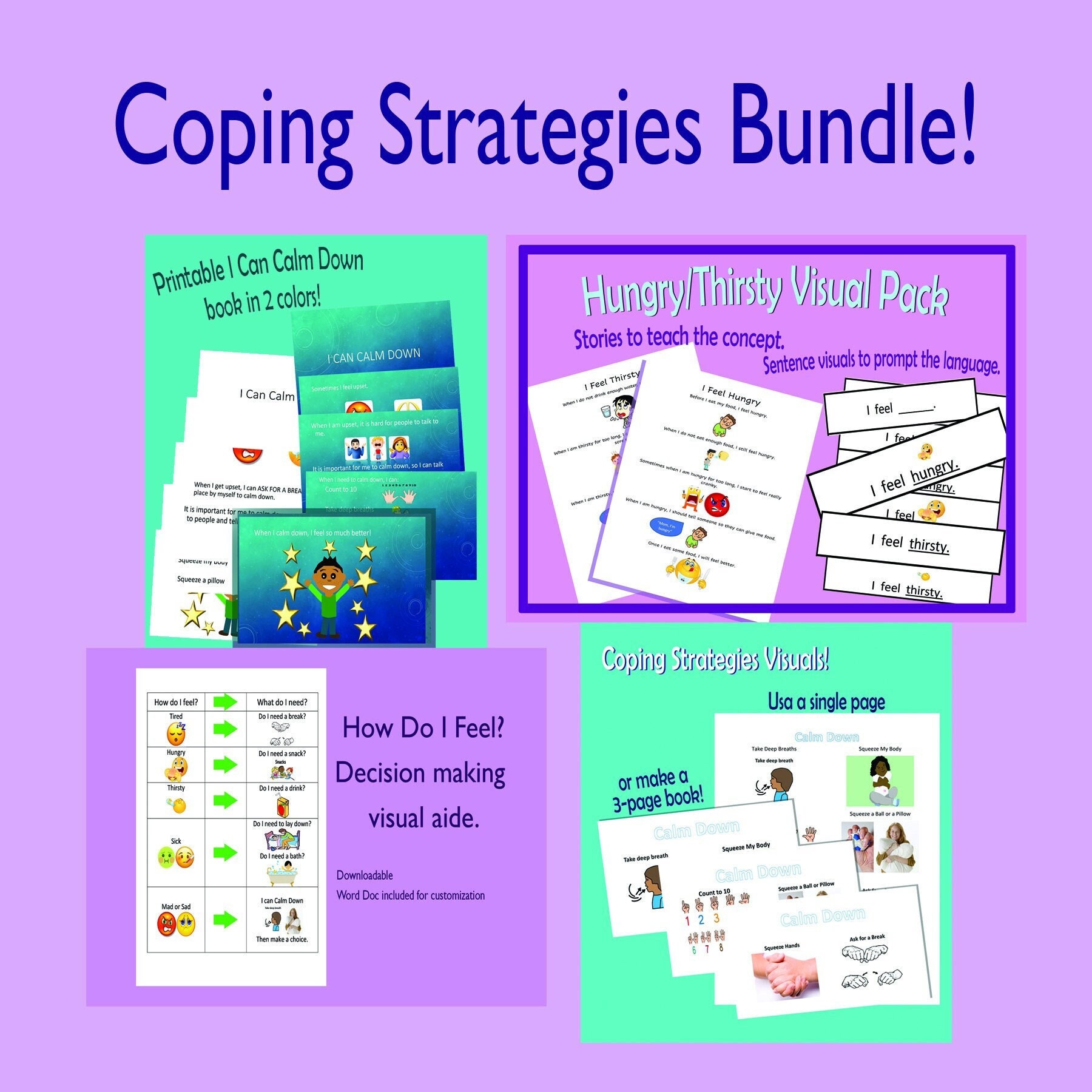 Coping Strategies Bundle! - Etsy