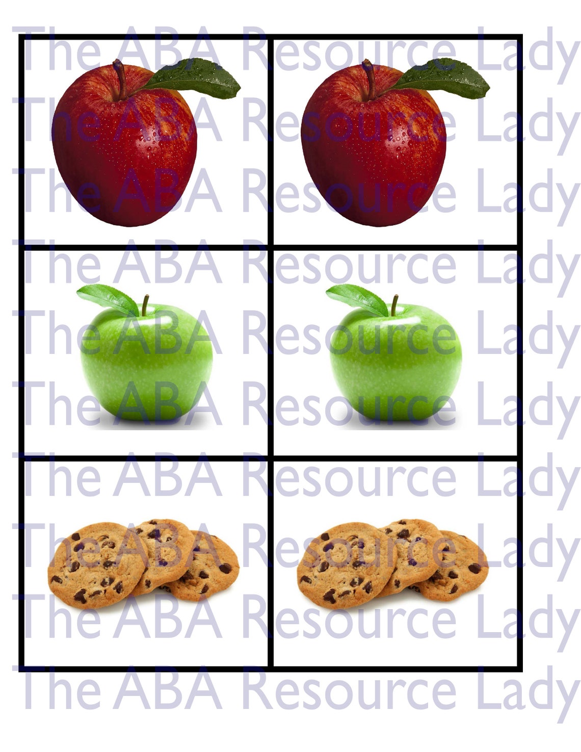 200+ Matching Cards! - Identical and Non-identical VB-MAPP Stimuli - Etsy