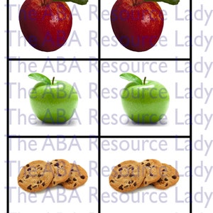 200+ Matching Cards! - Identical and Non-identical VB-MAPP Stimuli - Etsy