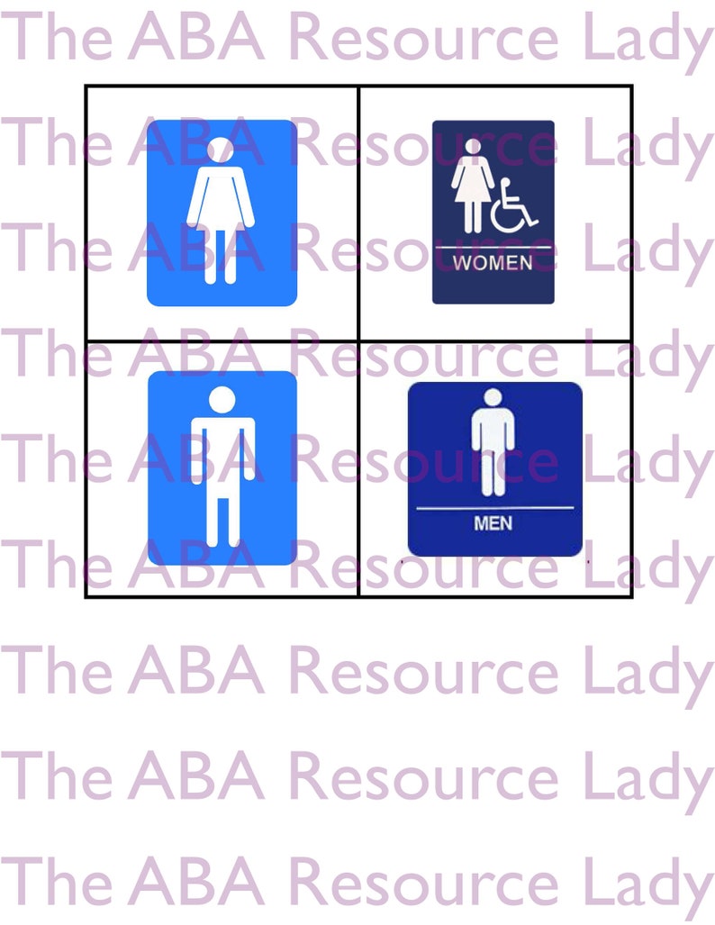 Community & Safety Signs Flash Cards - Etsy