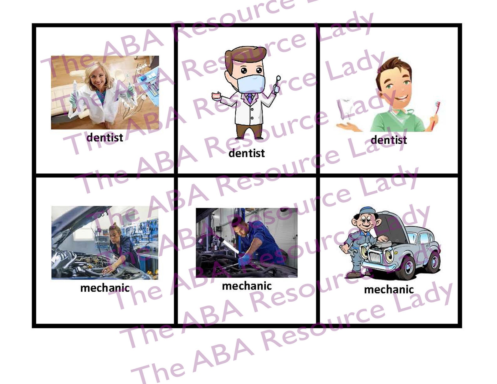 Community Helpers Flash Cards! - Etsy