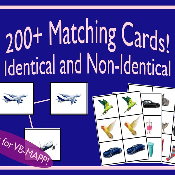 Printable Matching Games - Etsy