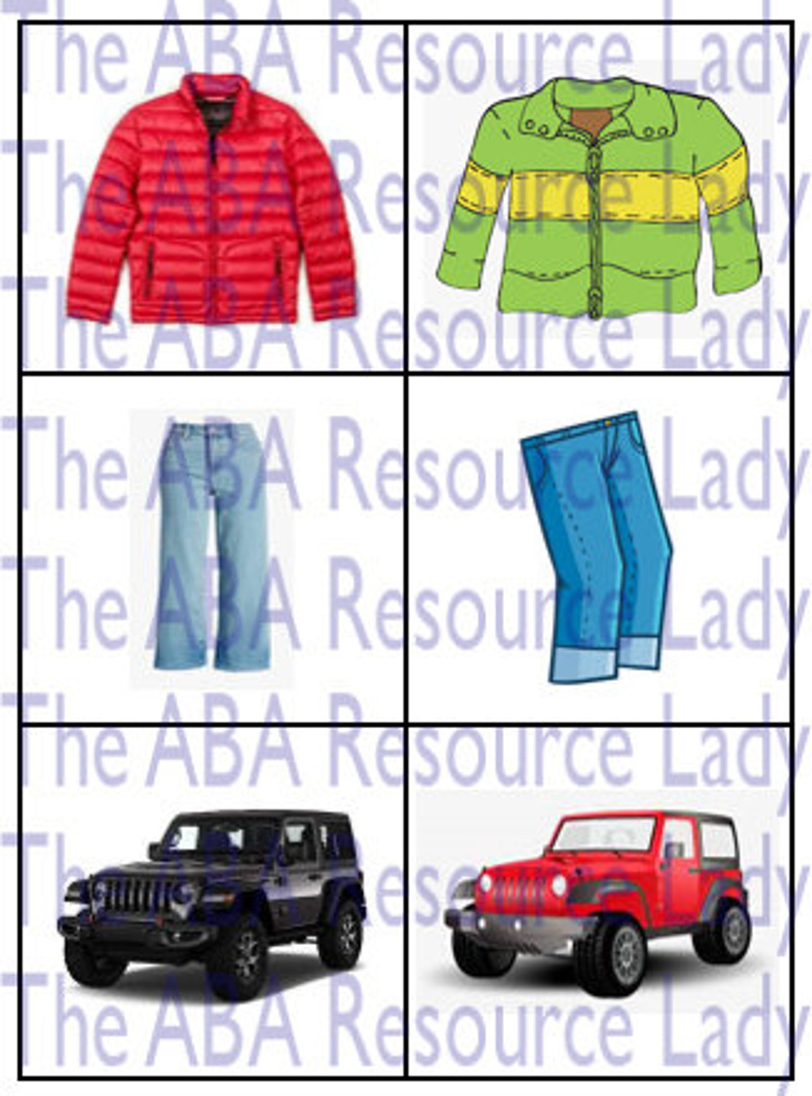 500+ VB-MAPP Flash Cards - Common Items List - Etsy