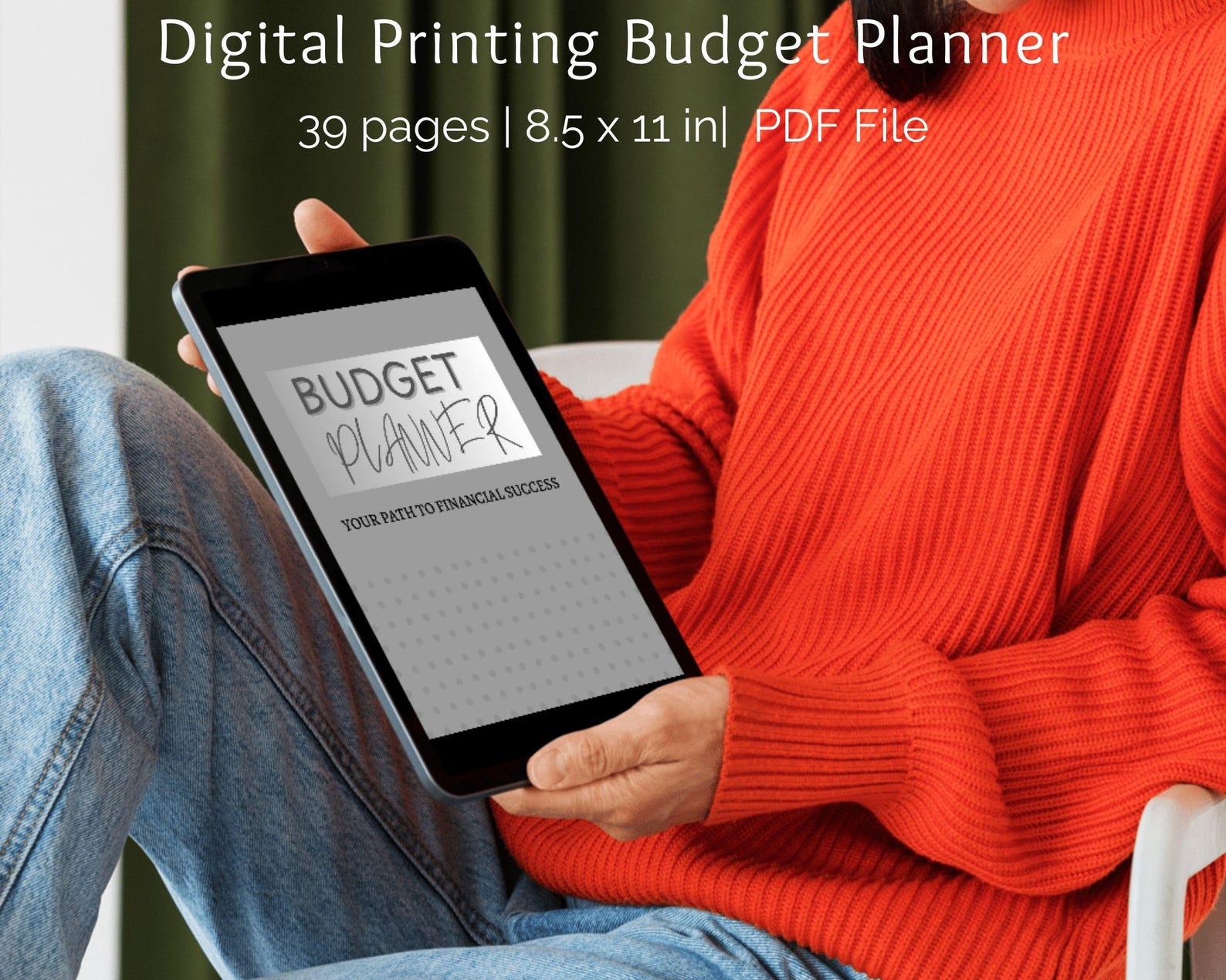 Digital Budget Planner Printable | Instant Download Finance Organizer ...