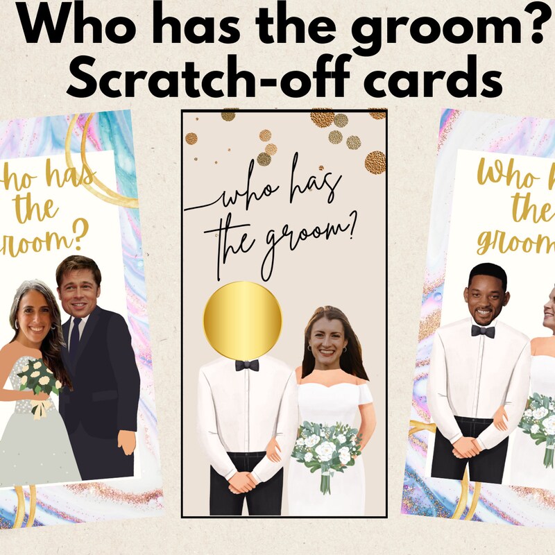 Bridal Shower Scratch Off - Etsy