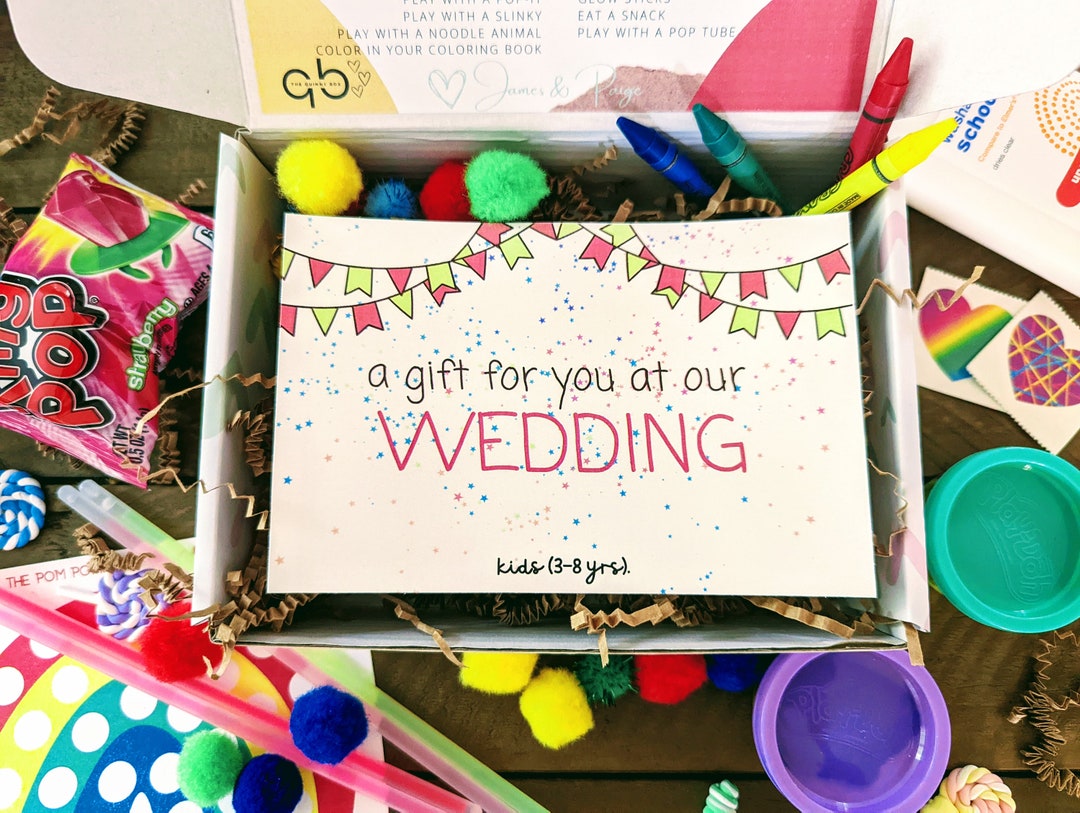 Wedding Day Busy Box for Kids (3-8 Yrs); Wedding Activities for Kids ...