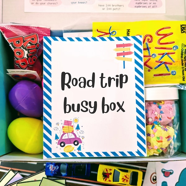 Kids Activity Box - Etsy