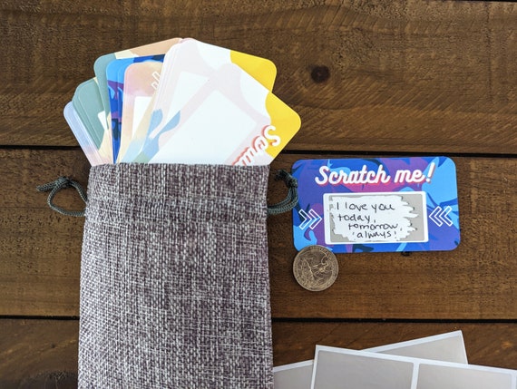 Set of Scratch off Note Cards Love Notes for Couples - Etsy
