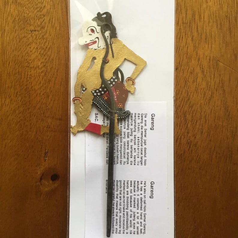 Panakawan Wayang Kulit Miniature 4 Pcs - Etsy