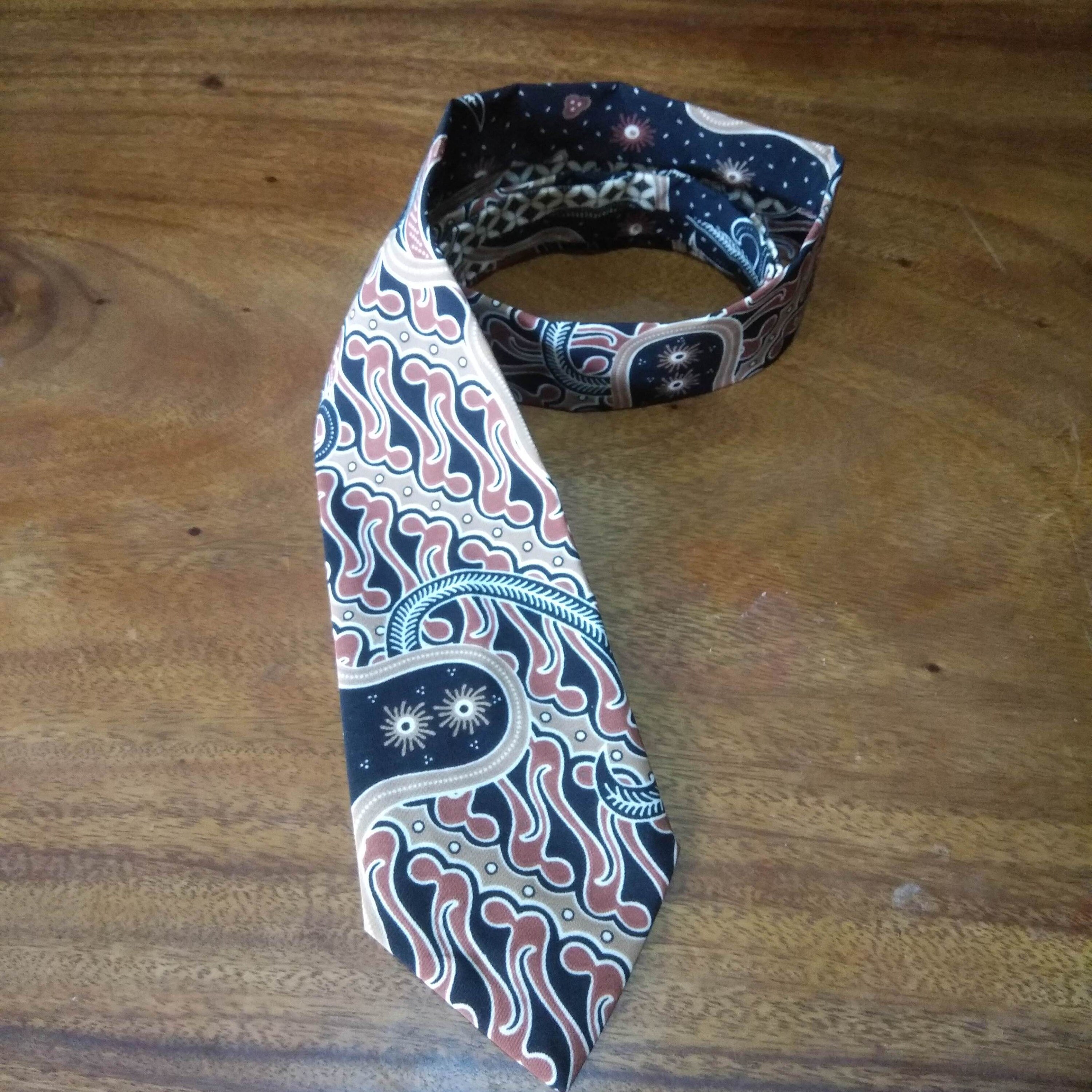 Batik-motifed Tie - Etsy