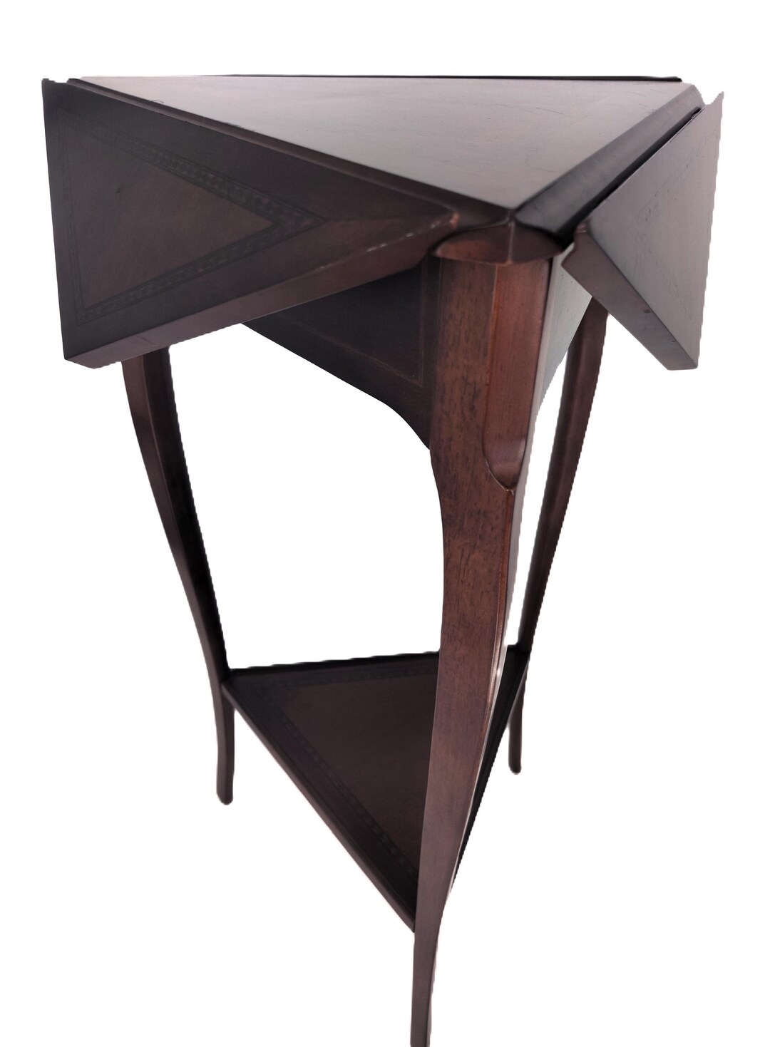 Bombay Company Triangular Table - Dark Wood - Etsy