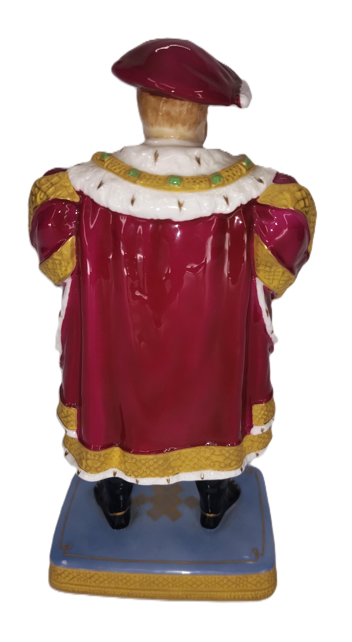 Vintage Worcester Royal Bone China King Henry VIII Statue After Holbein ...