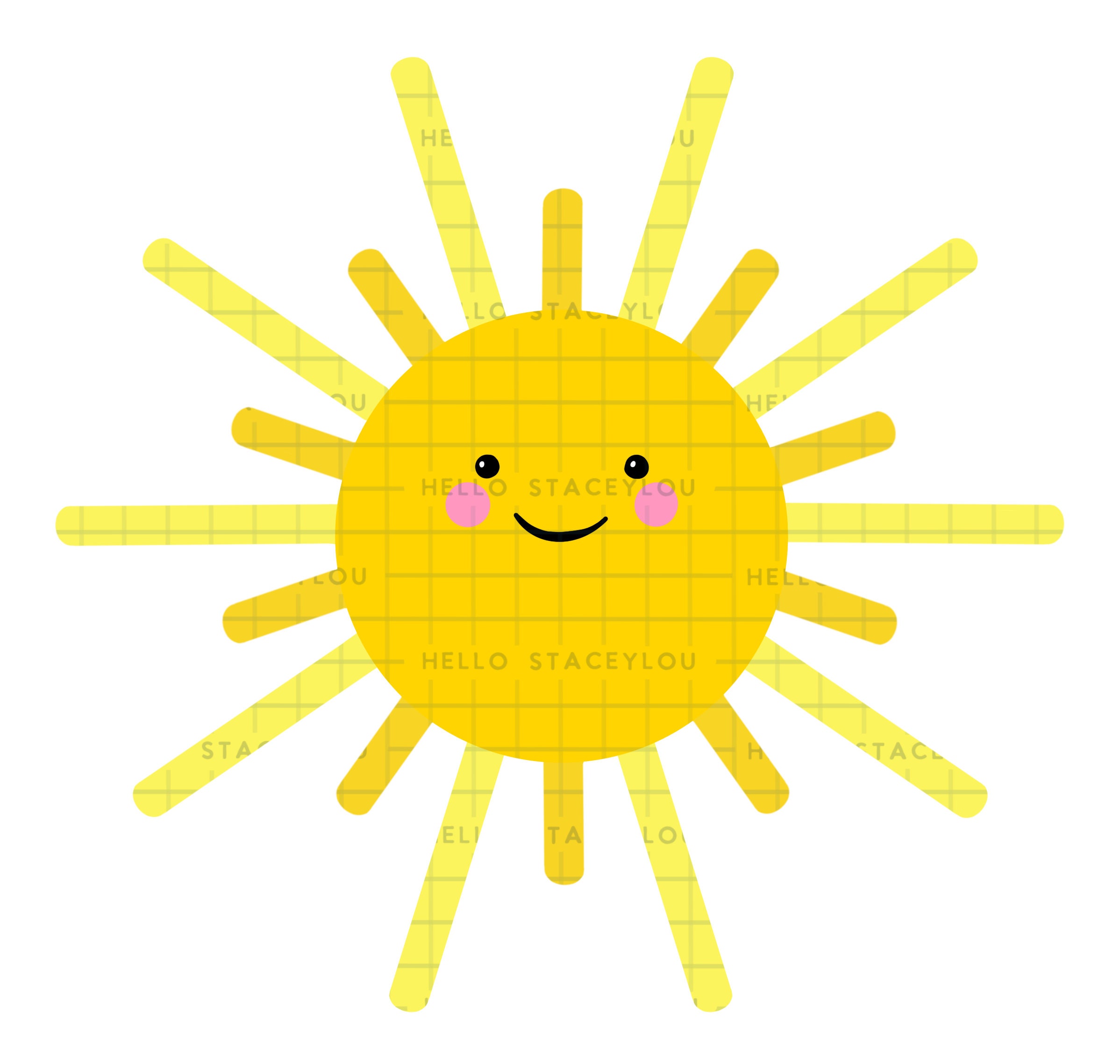 Yellow Objects Clipart - Etsy