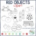 Red Objects Clipart - Etsy