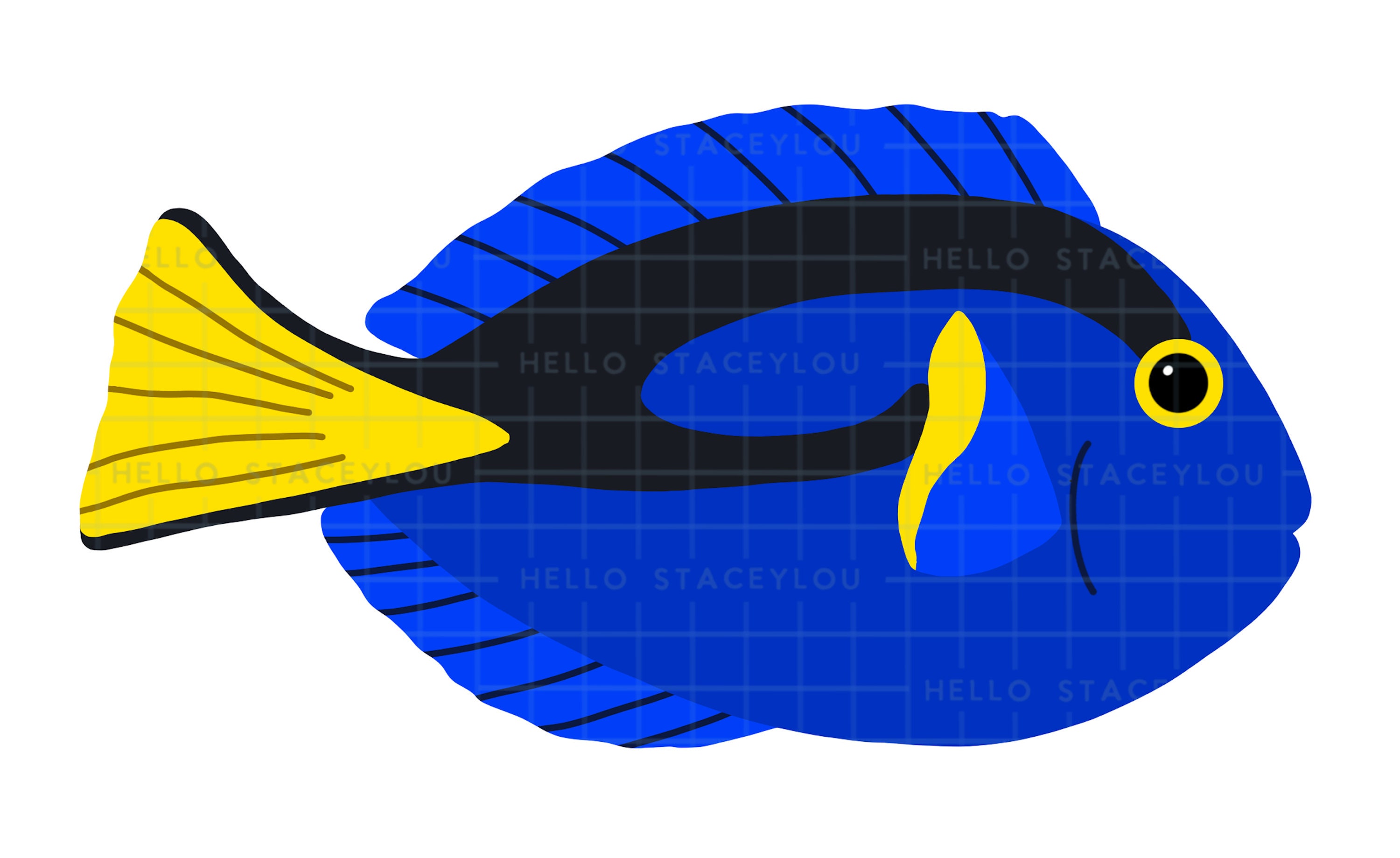 Blue Objects Clipart - Etsy