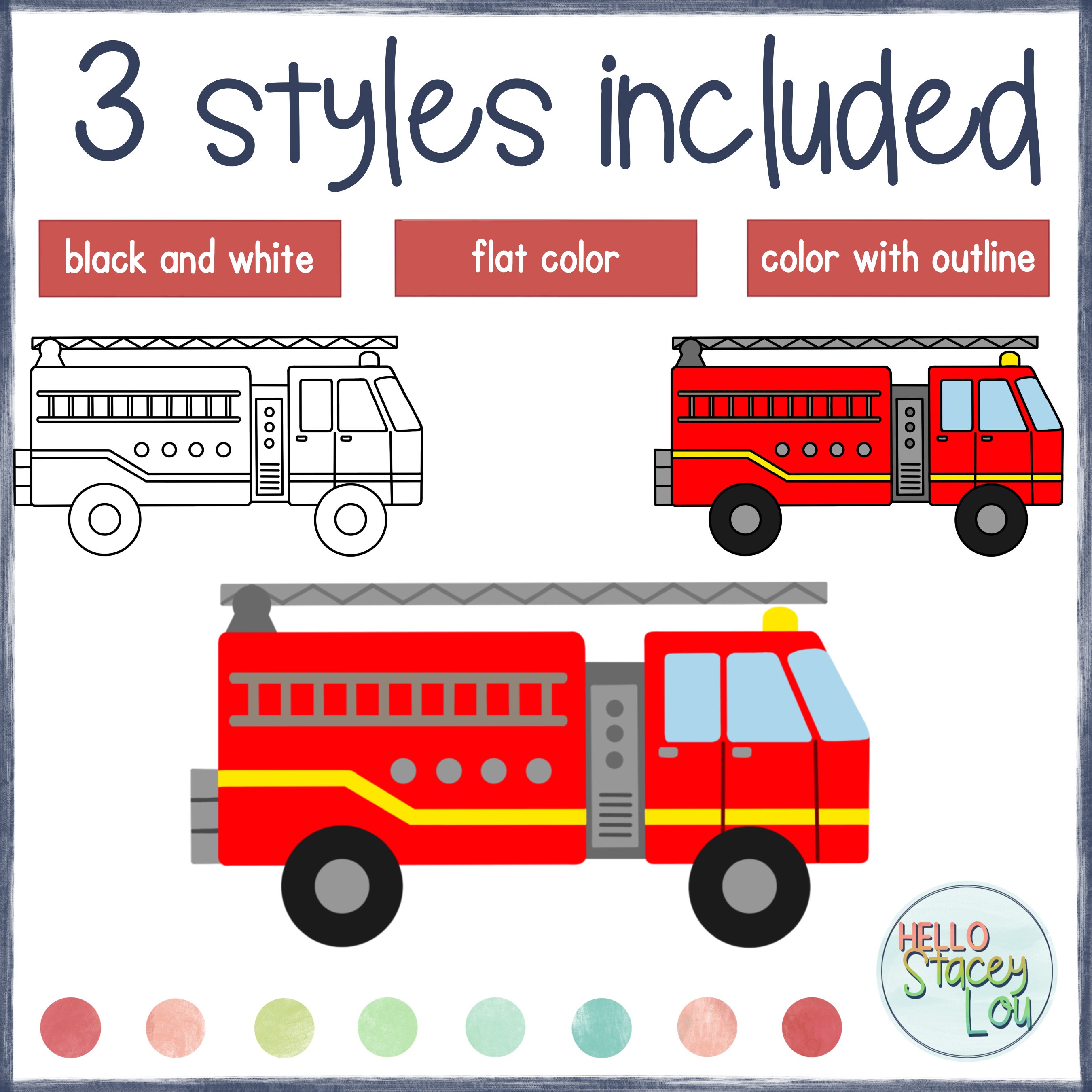 Red Objects Clipart - Etsy