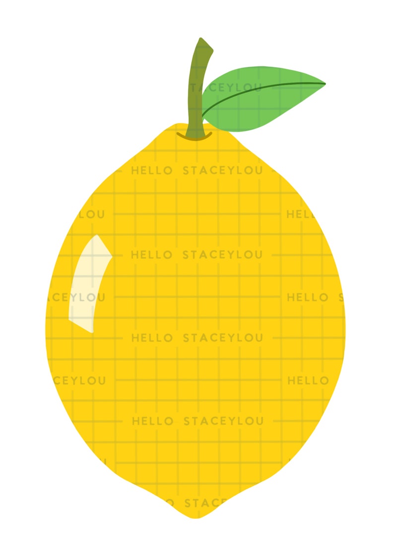 Yellow Objects Clipart - Etsy