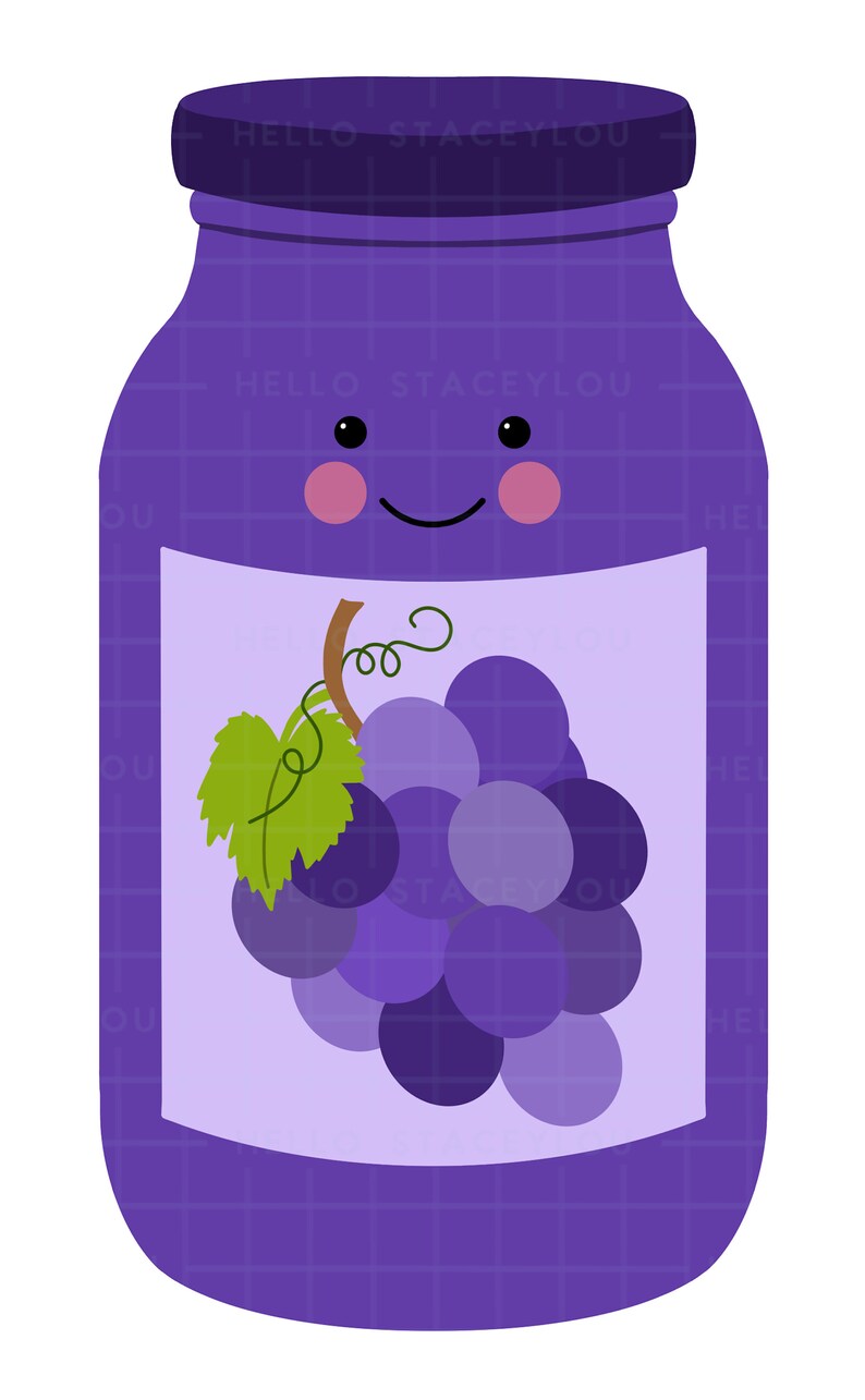 Purple Objects Clipart - Etsy