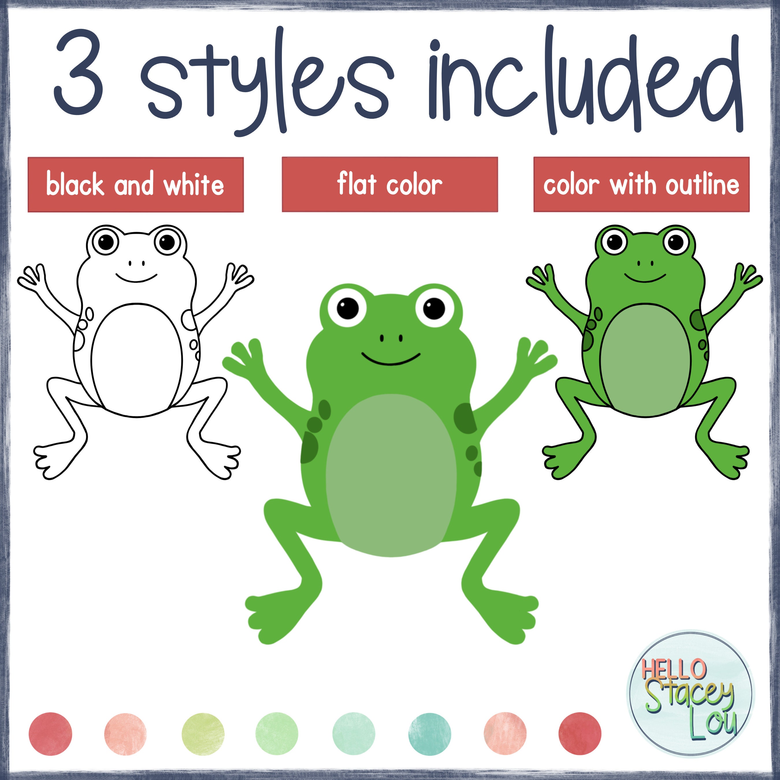 Green Objects Clipart - Etsy